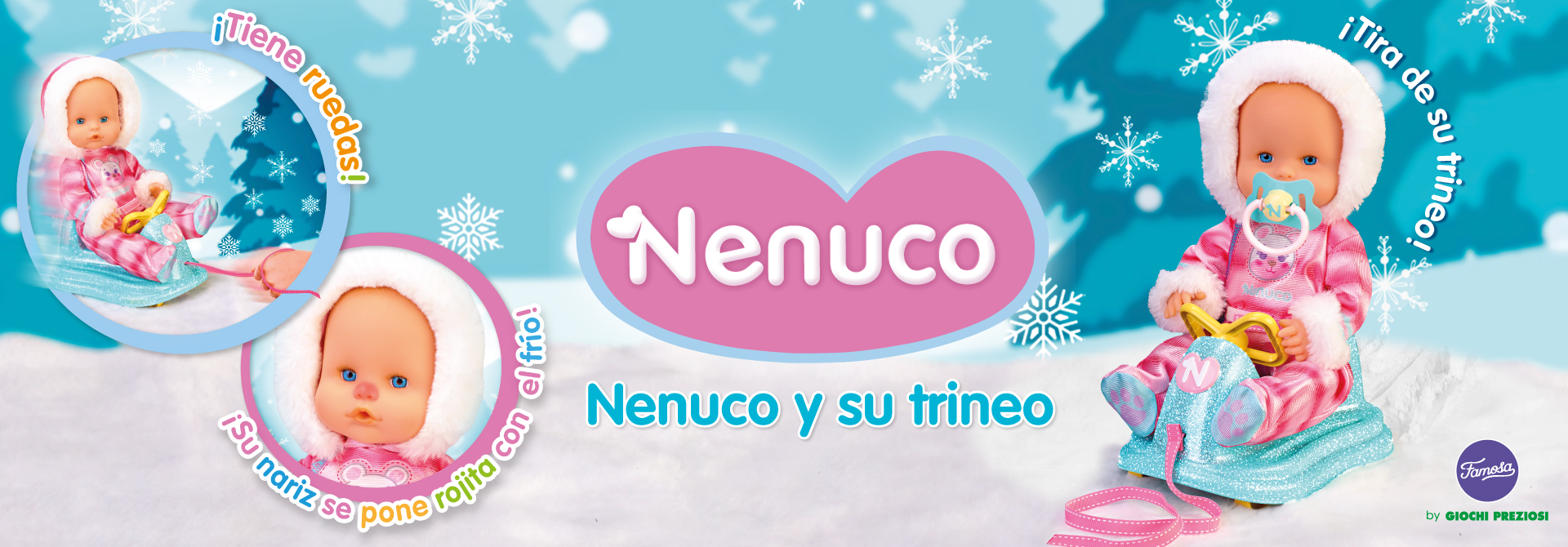 Slider Nenuco Trineo - Nenuco